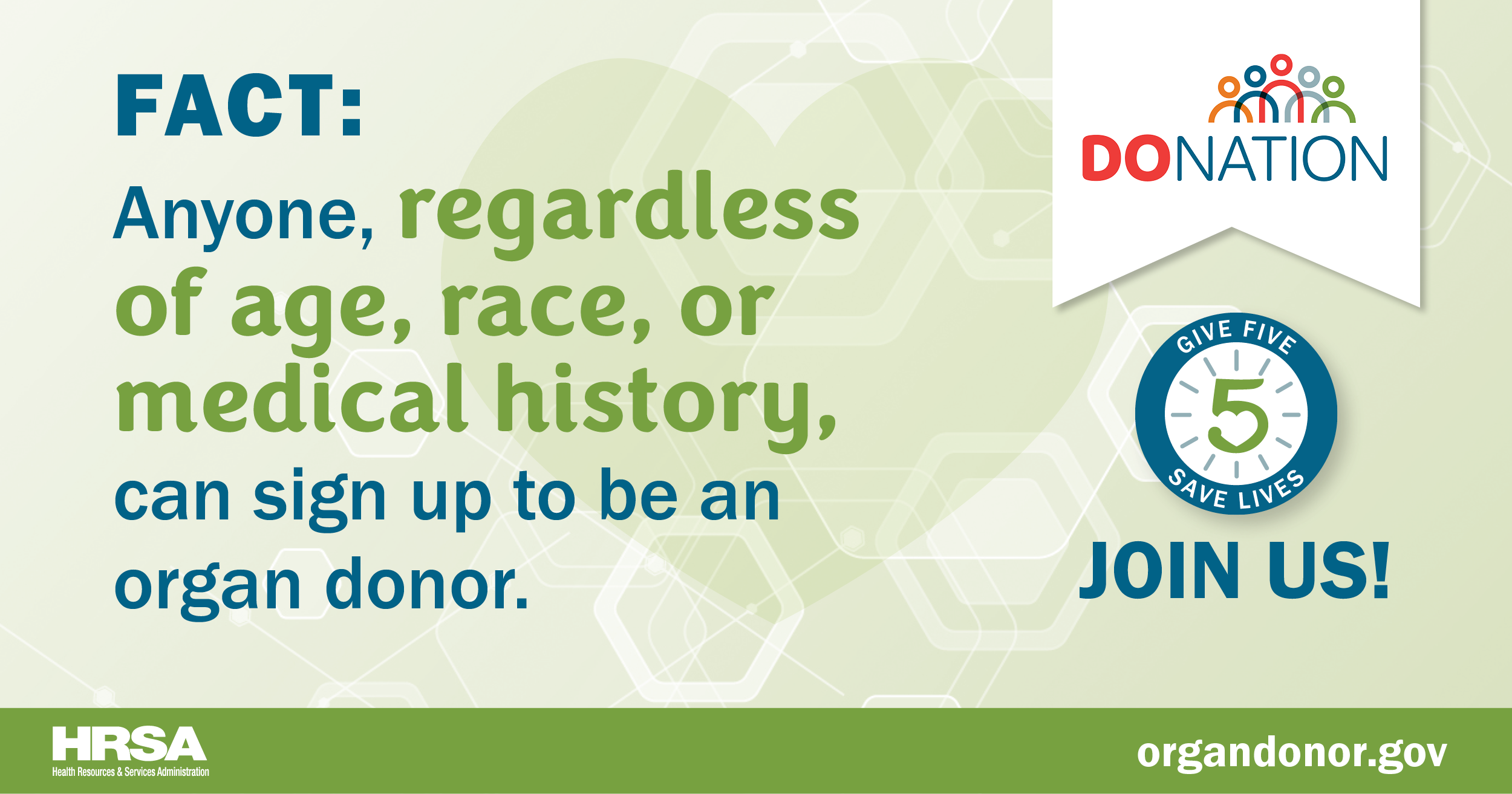 Give 5 Save Lives | organdonor.gov