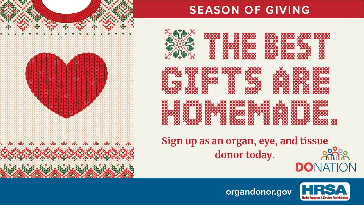 Celebrate the Season of Giving | organdonor.gov