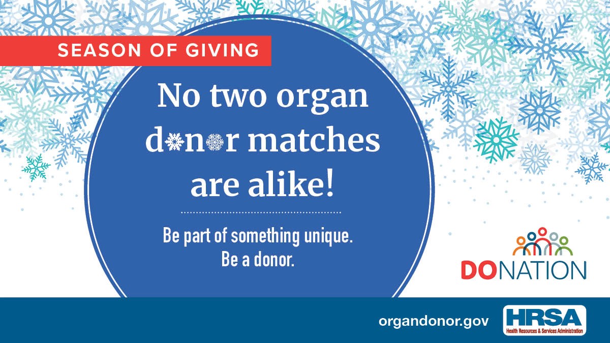 Celebrate the Season of Giving | organdonor.gov