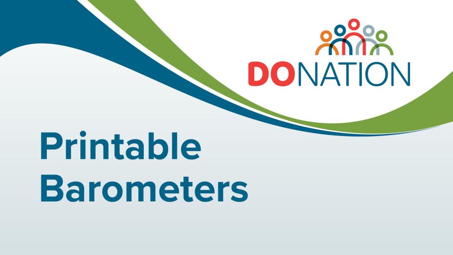Chart Your Progress: Printable Barometers | organdonor.gov